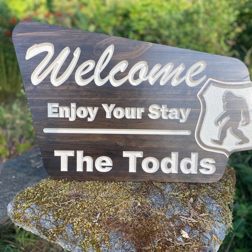 Family National Forest Sign - Etsy