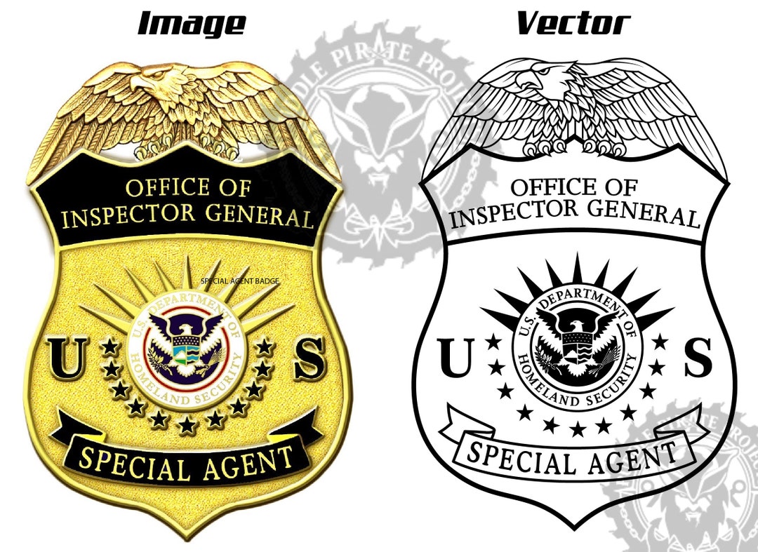 DHS OIG Badge SVG Digital File - Etsy