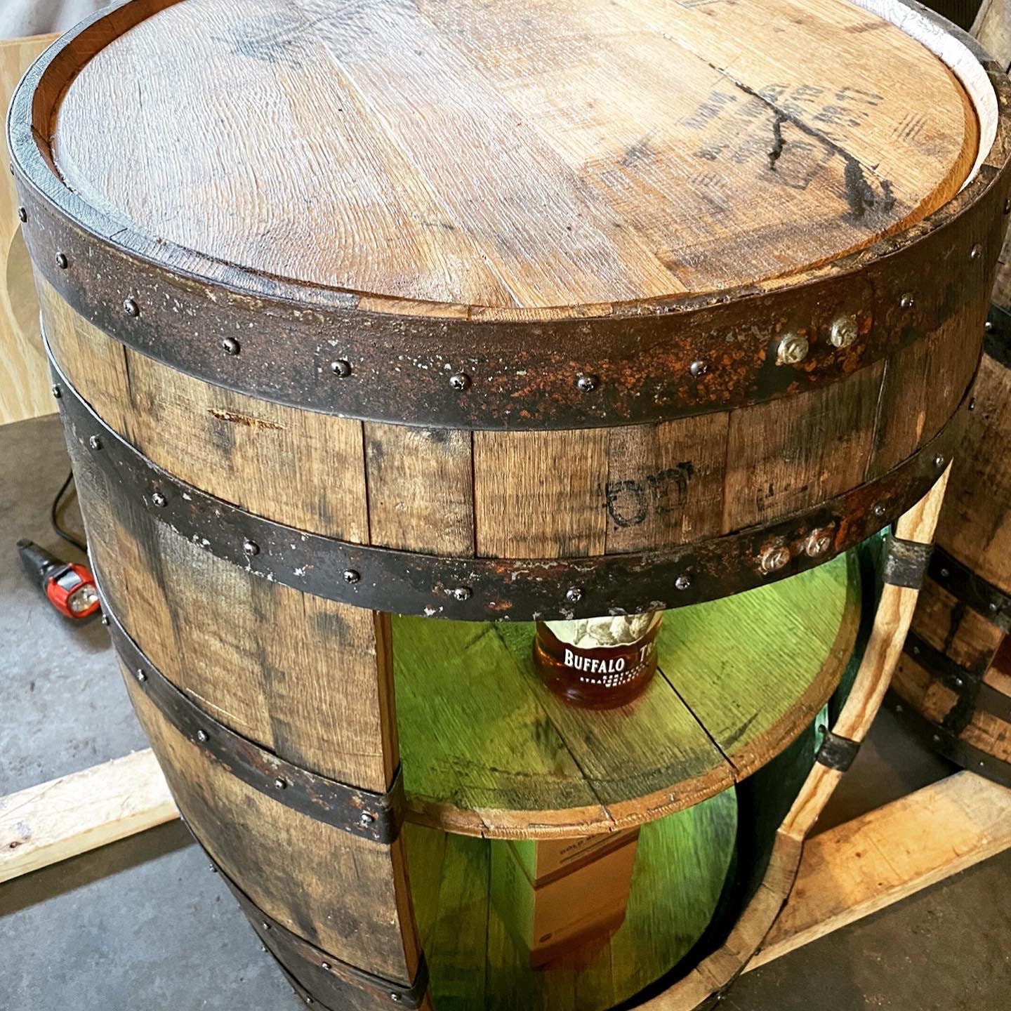 Local Pickup Only - Barrel Bar - Barrel Cabinet - Bourbon - Whiskey ...