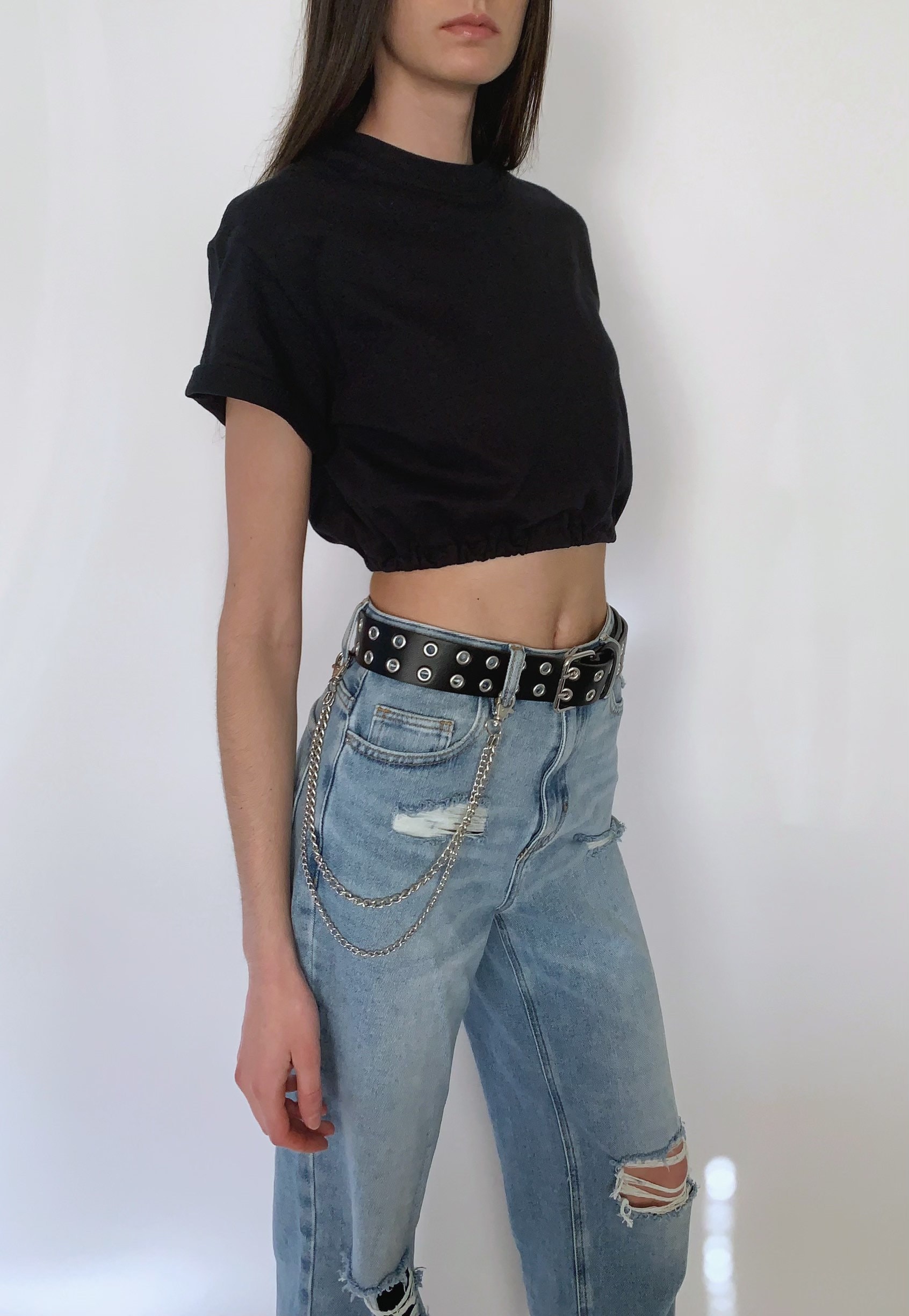 Scrunched Crop Top - Etsy