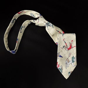 Yokai Karakasa Kimono Japanese Necktie - Japanese Handmade, Birthday ...