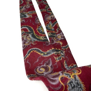 Yakuza Dragon Kimono Japanese Necktie Japanese Handmade, Birthday Gift ...