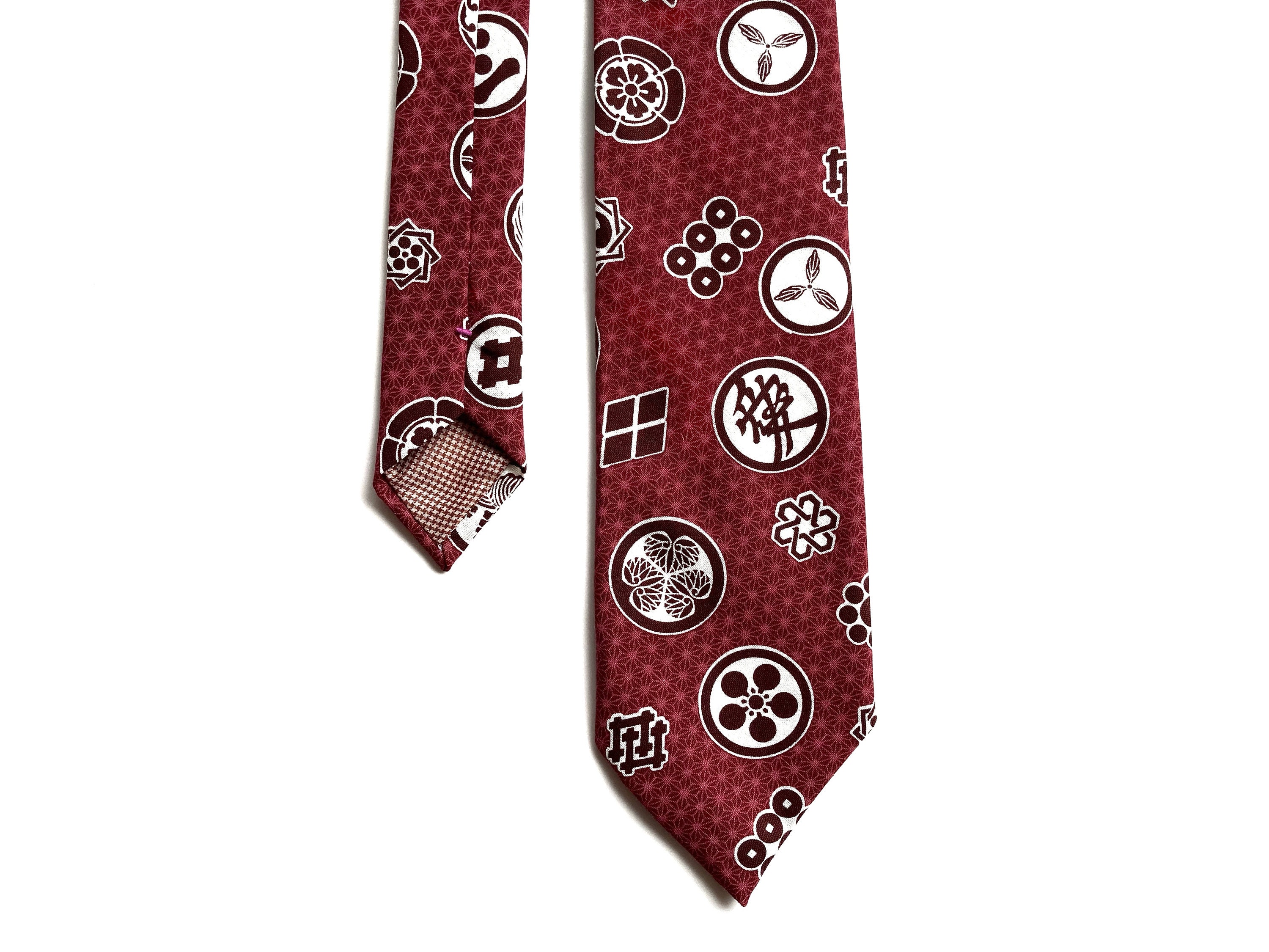 Japanese Kanji Kimono Necktie Japanese Handmade Birthday Christmas Gift ...