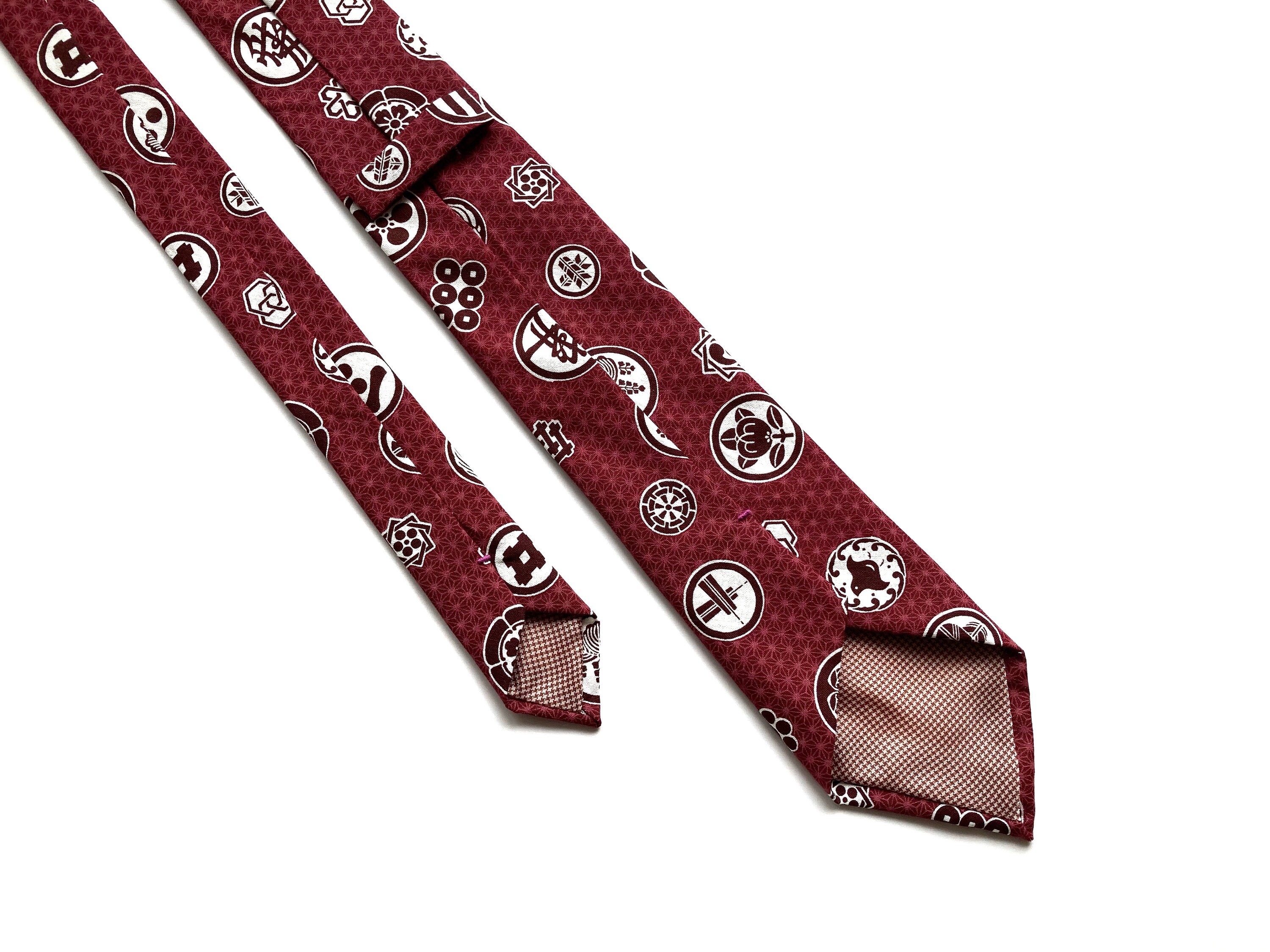 Japanese Kanji Kimono Necktie Japanese Handmade Birthday Christmas Gift ...