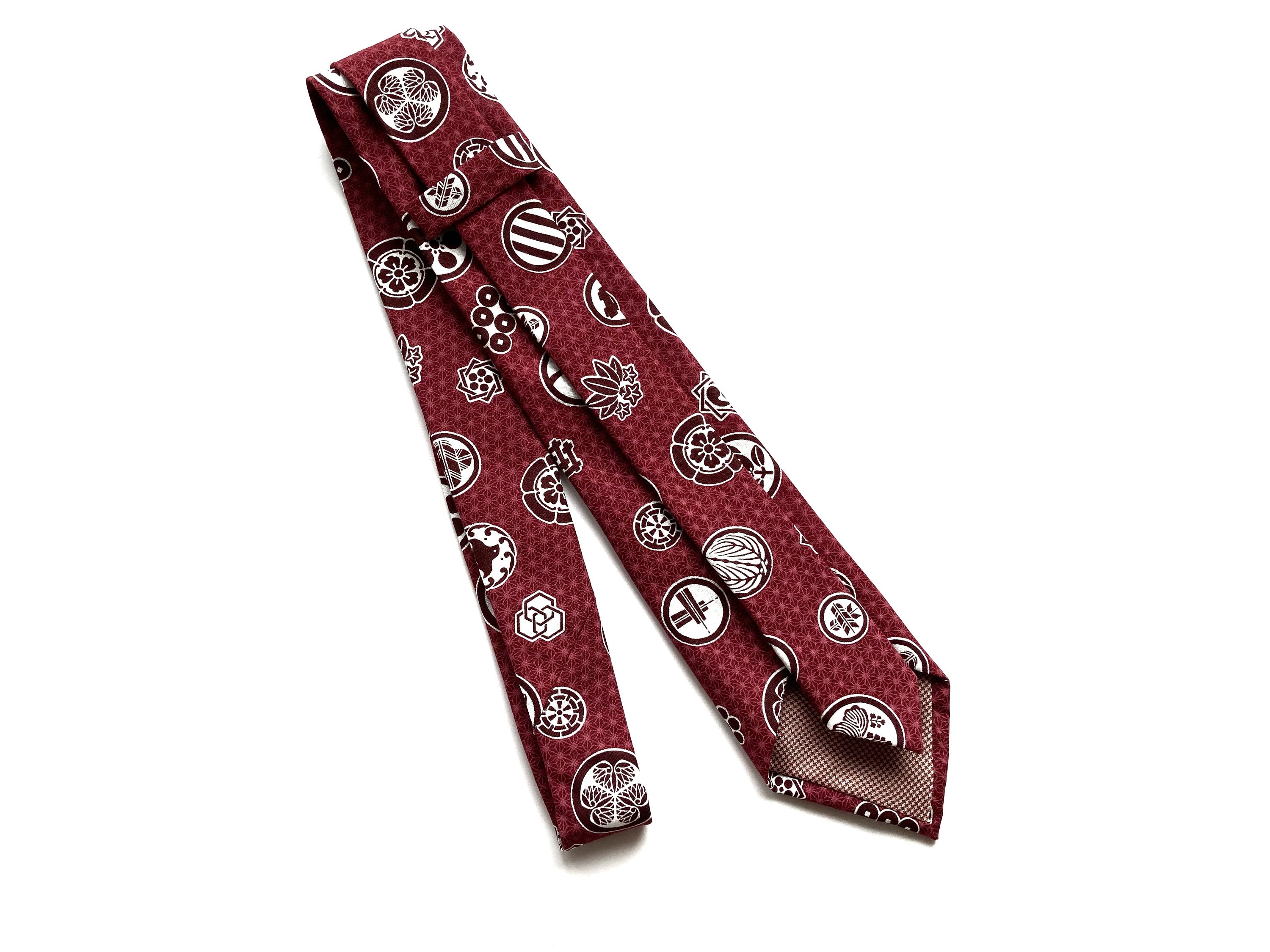 Japanese Kanji Kimono Necktie Japanese Handmade Birthday Christmas Gift ...