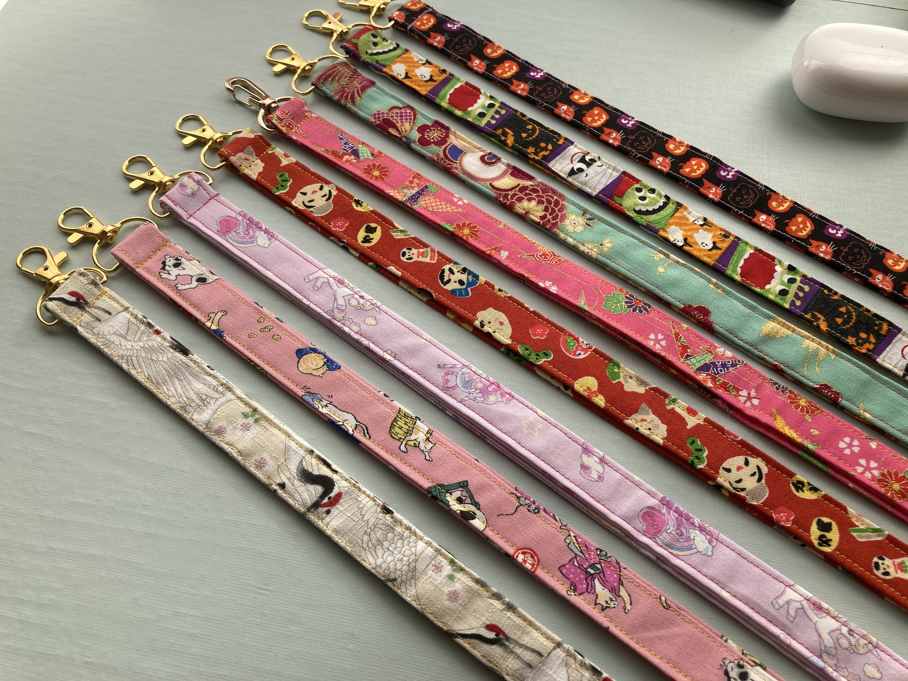 Japanese Neck Lanyard Kimono Fabric Kawaii Lanyard Key Strap - Etsy