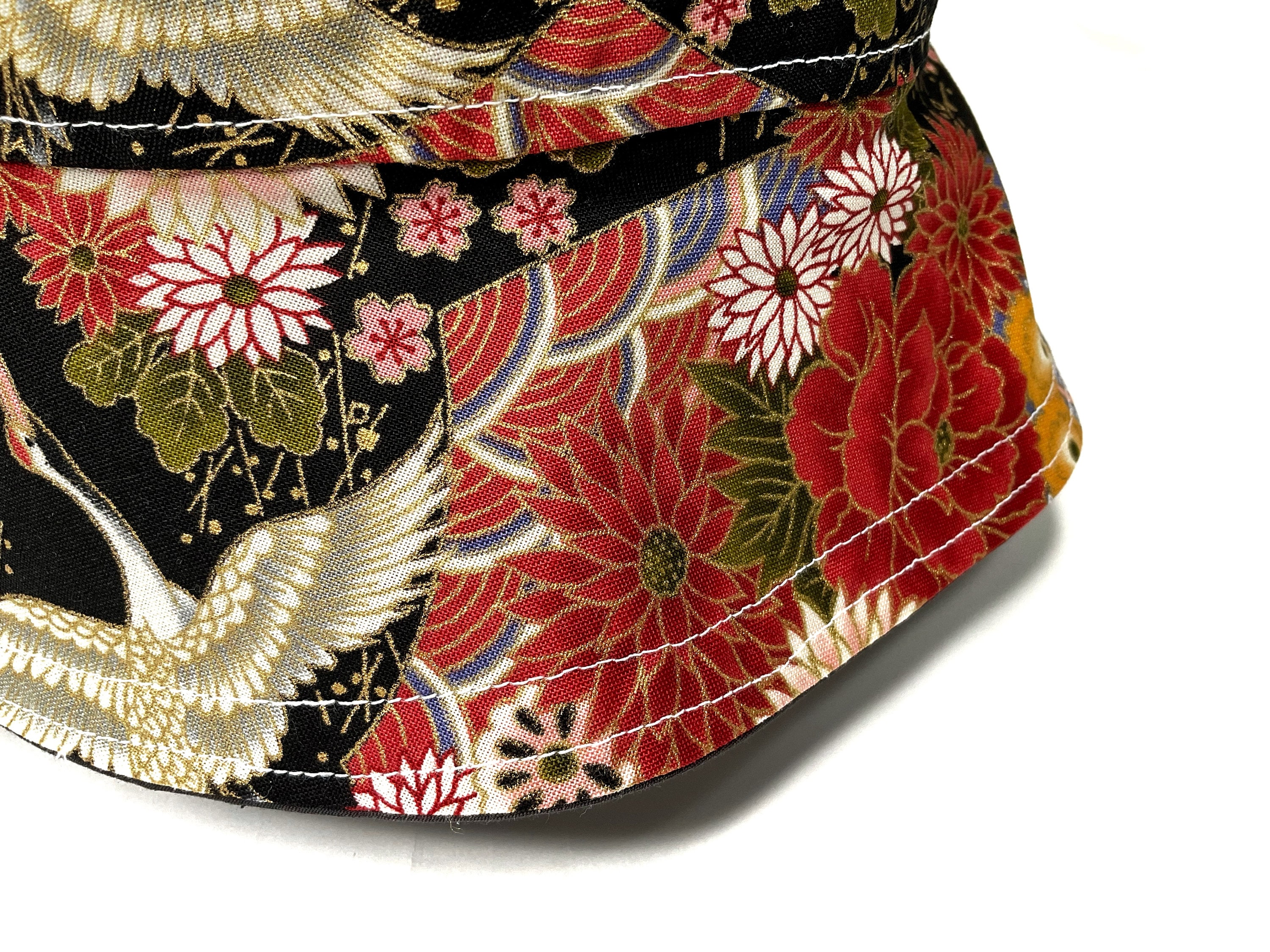 Yakuza Crane and Mount Fuji Kimono Japanese Bucket Hat - Japanese ...