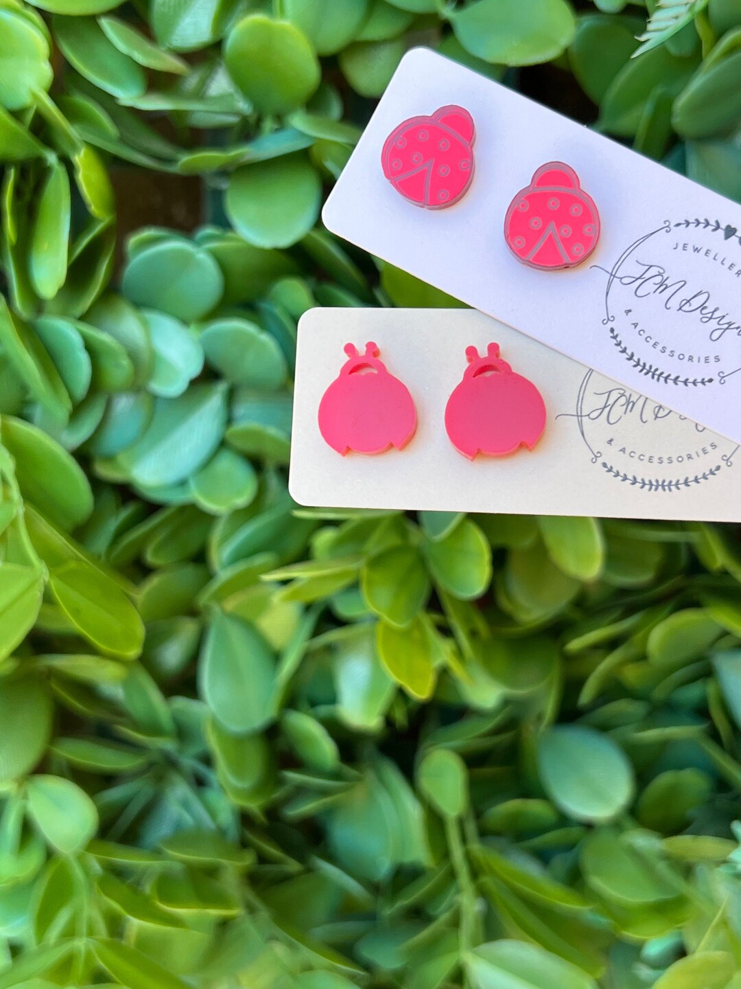 Red Ladybug Stud Earrings/ Red Ladybird Stud Earrings - Etsy Australia