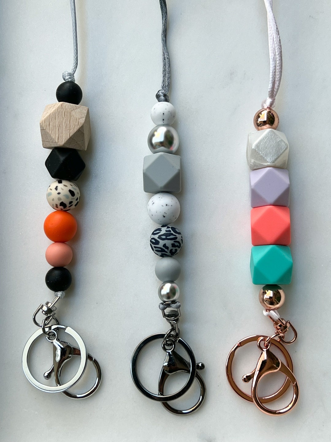 Handmade Teacher Beaded Lanyard/ Teacher Lanyards/ Beaded Range of ...