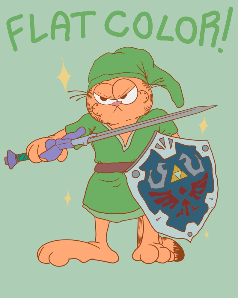 GARFIELD CUSTOM Character Art - Etsy