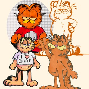GARFIELD CUSTOM Character Art - Etsy