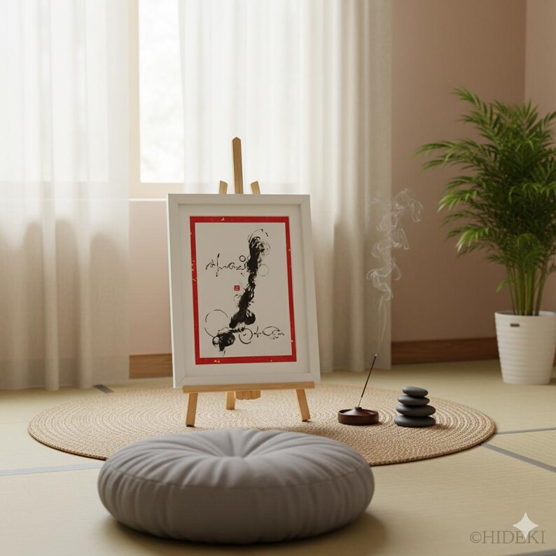 Abstract Sumi-e Art | "change Your Mind and Your Destiny" (self-transformation) | Dynamic Zen ...