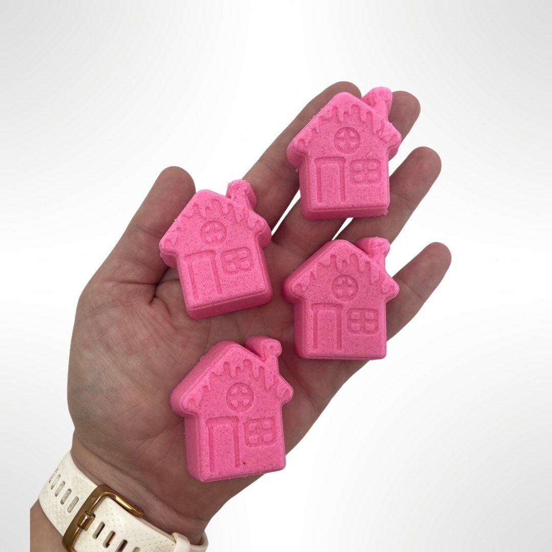 Mini Gingerbread House Bath Bomb Mold - Etsy