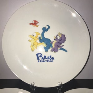 New Parasa & Dinky Dinos Dinner Plates Set Collected Since 1993 Japan ...