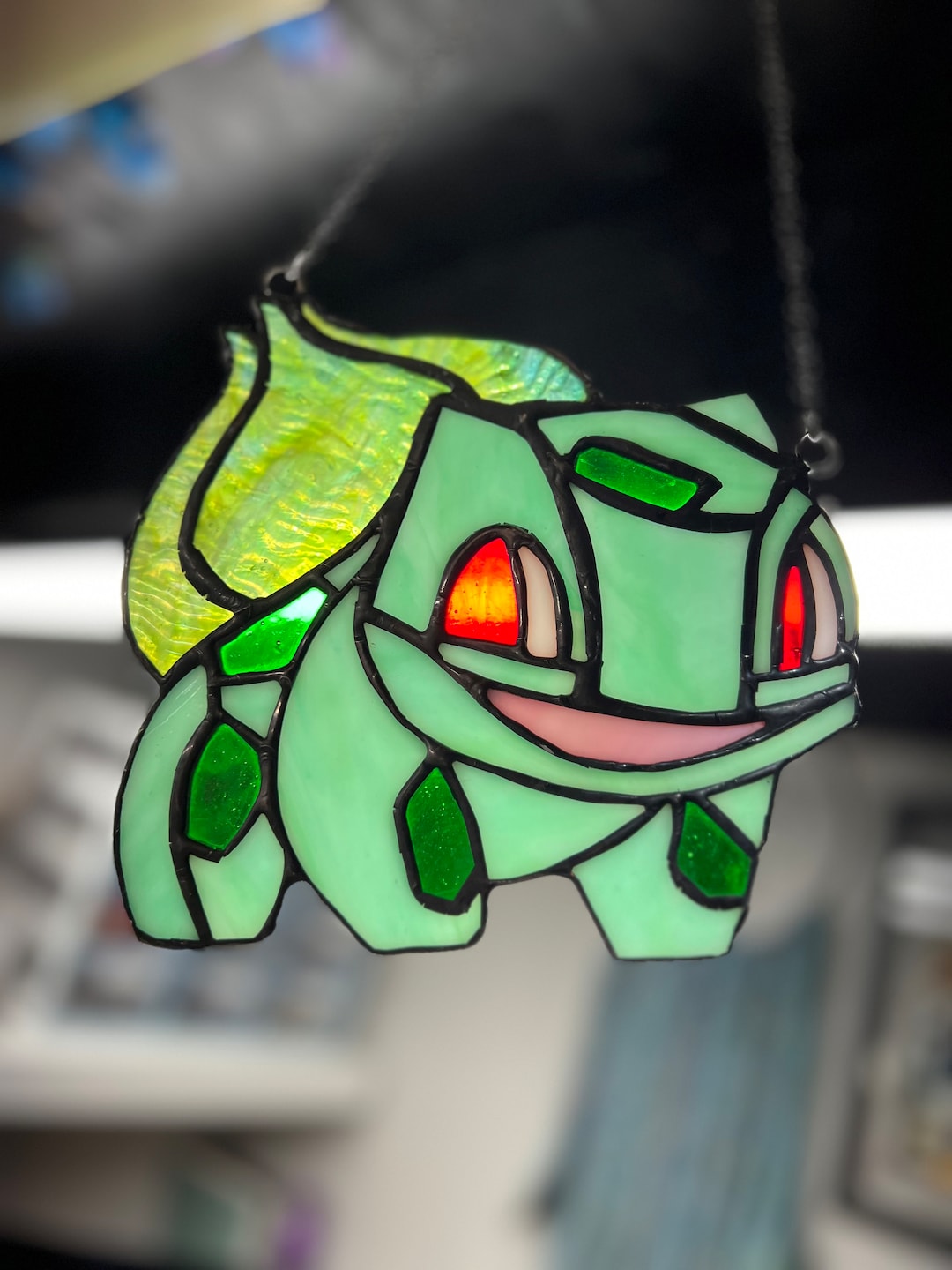 Bulbasaur Stained Glass Template Pattern Pokemon - Etsy