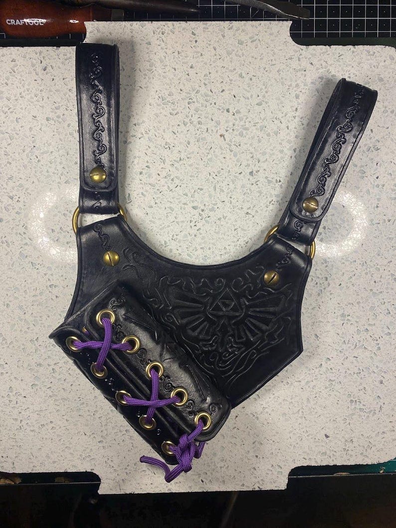 Leather Sword Frog, Wax Boiled and Handmade. Made to Order With Custom ...