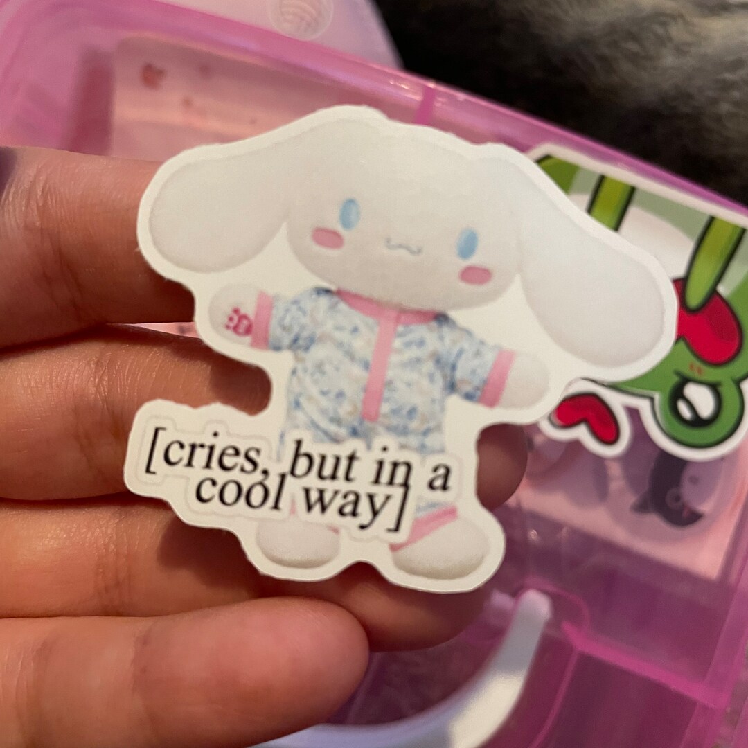 Cinnamoroll Build A Bear Meme Sticker! - Sanrio Stickers and Stationary ...