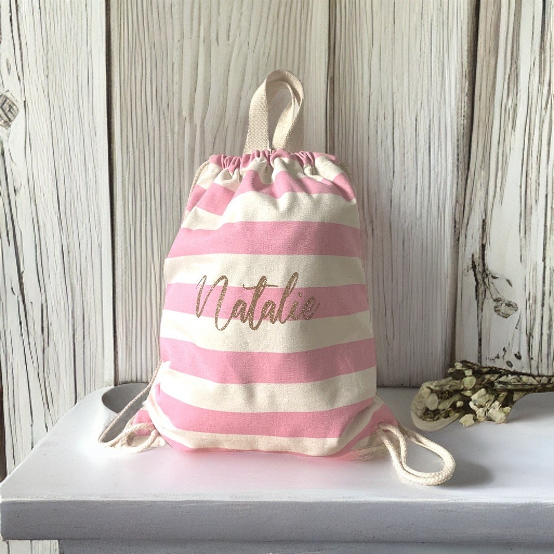 Personalised Kids Bag Girls Drawstring Bag - Etsy UK
