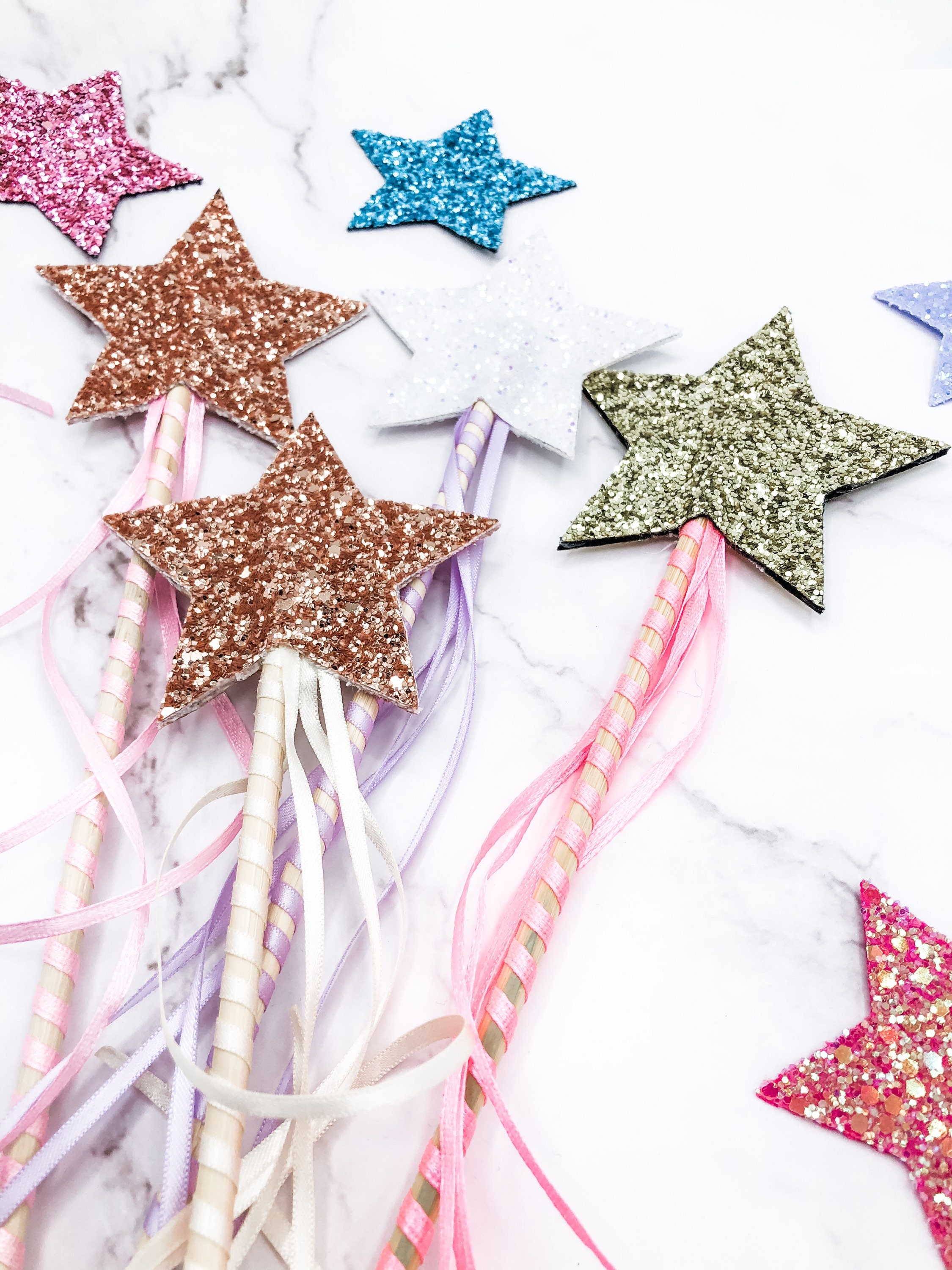 Star Fairy Wand Pretty Glitter Wand Magic Fairy-tale Wand | Etsy