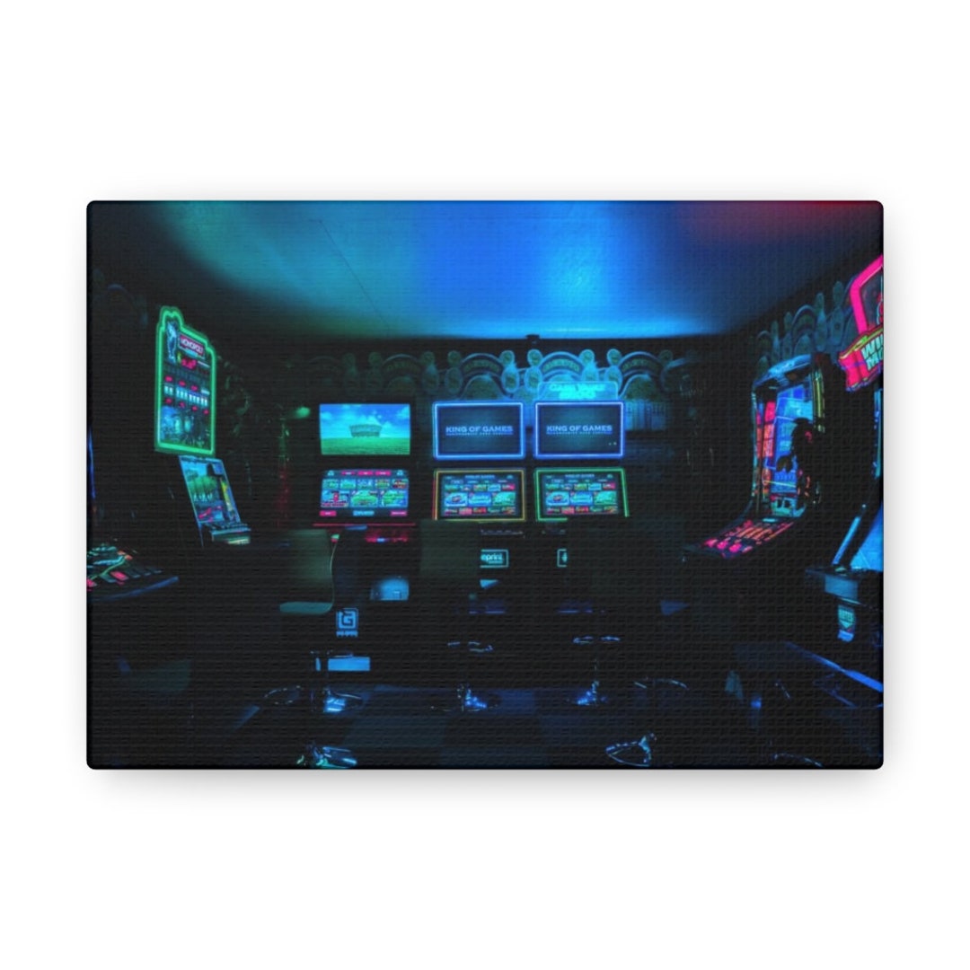 Neon Arcade Wall Art - Etsy