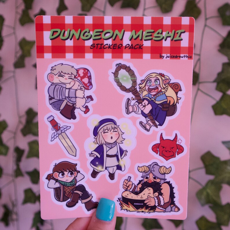 Dungeon Meshi Sticker Sheet - Etsy