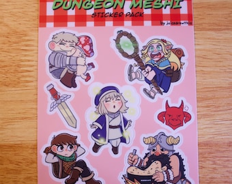 Sticker Sheet - Delicious in Dungeon/ Dungeon Meshi - Anime - Etsy