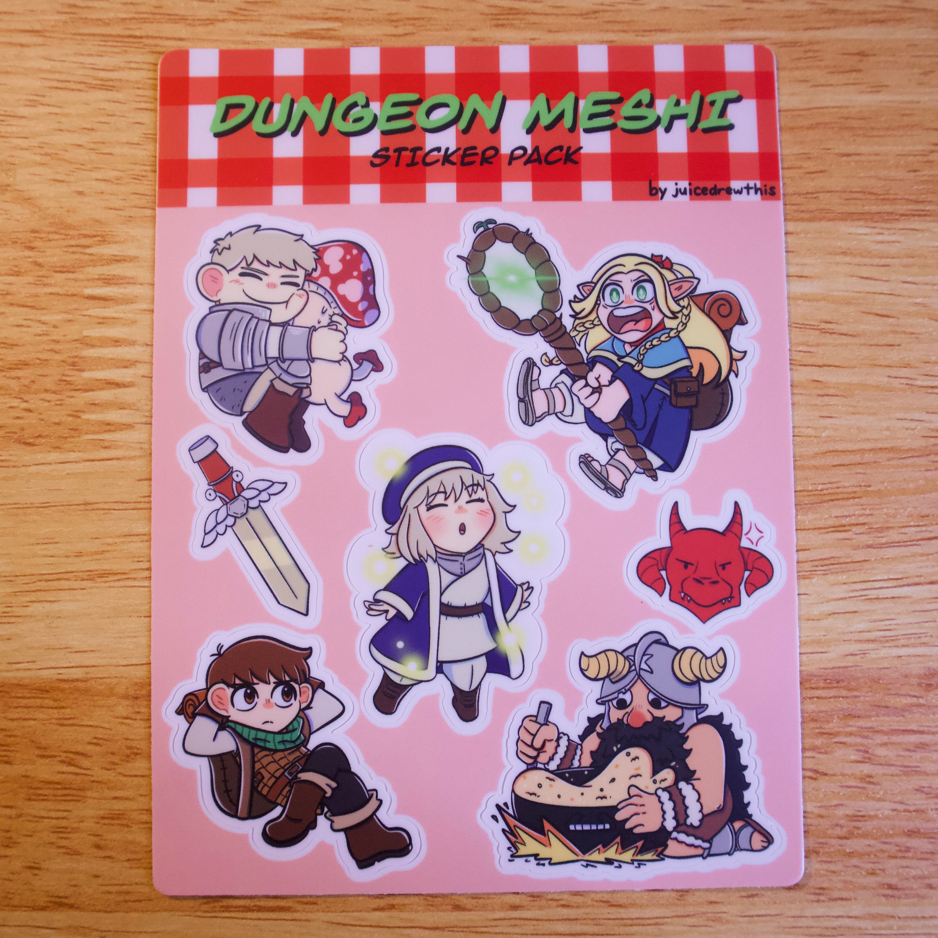 Dungeon Meshi Sticker Sheet - Etsy