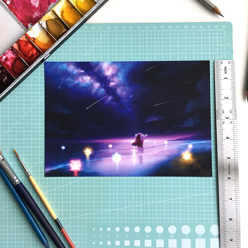 Animal Crossing New Horizon Series Celeste _ Print Poster - Etsy Canada