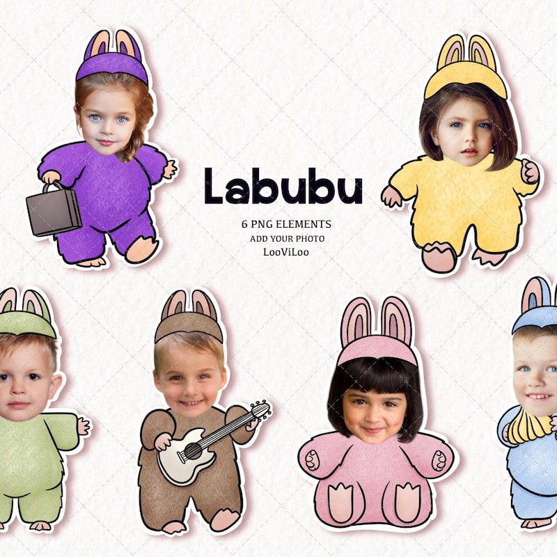 Labubu Cupcake Topper - Etsy