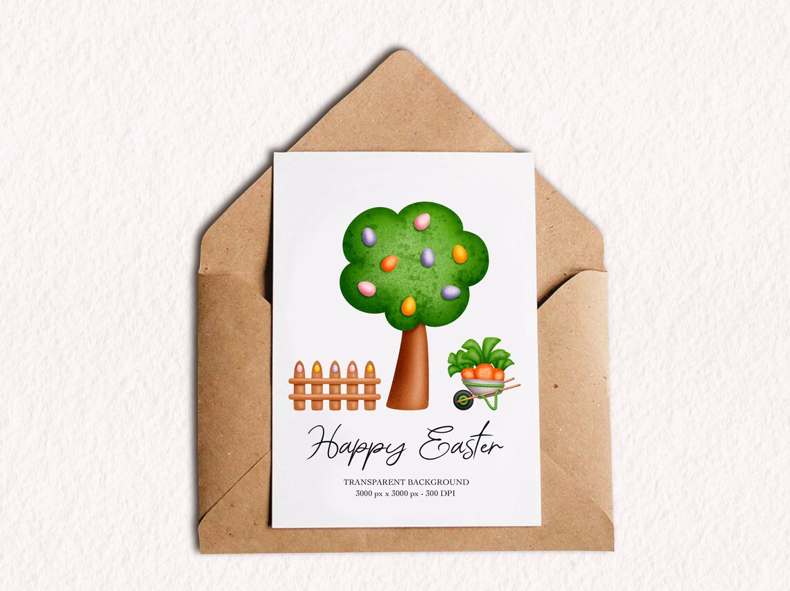 Easter Clipart, Spring Clipart PNG, Easter Bunny Eggs Clipart ...