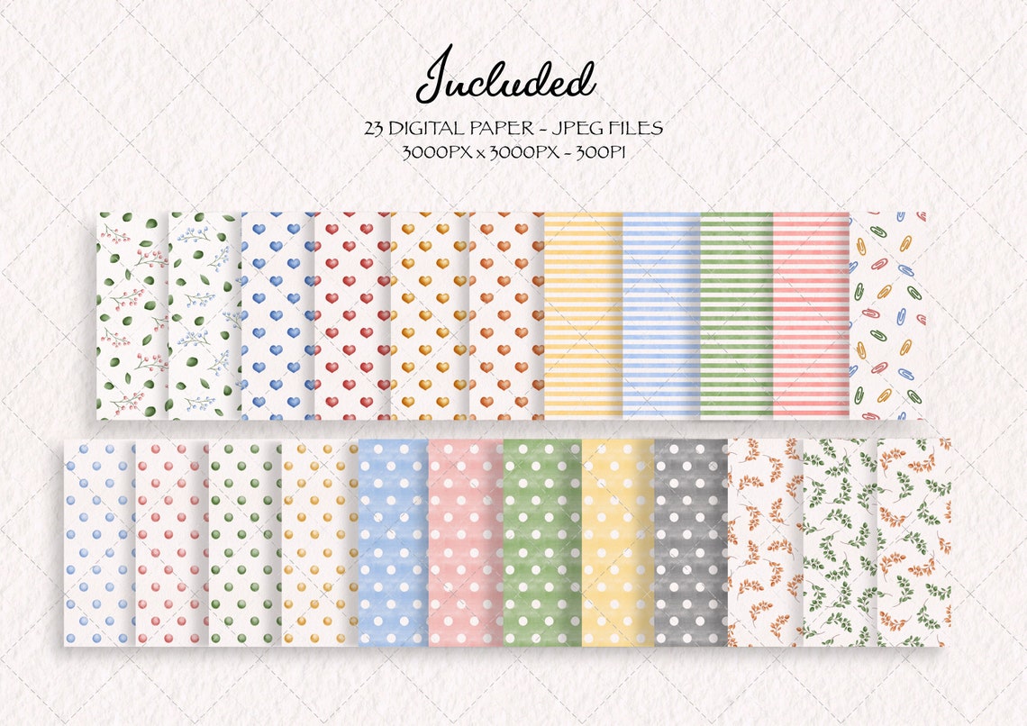 Teacher Watercolor Clipart PNG, Digital Paper, Sticker for Scrapbook ...