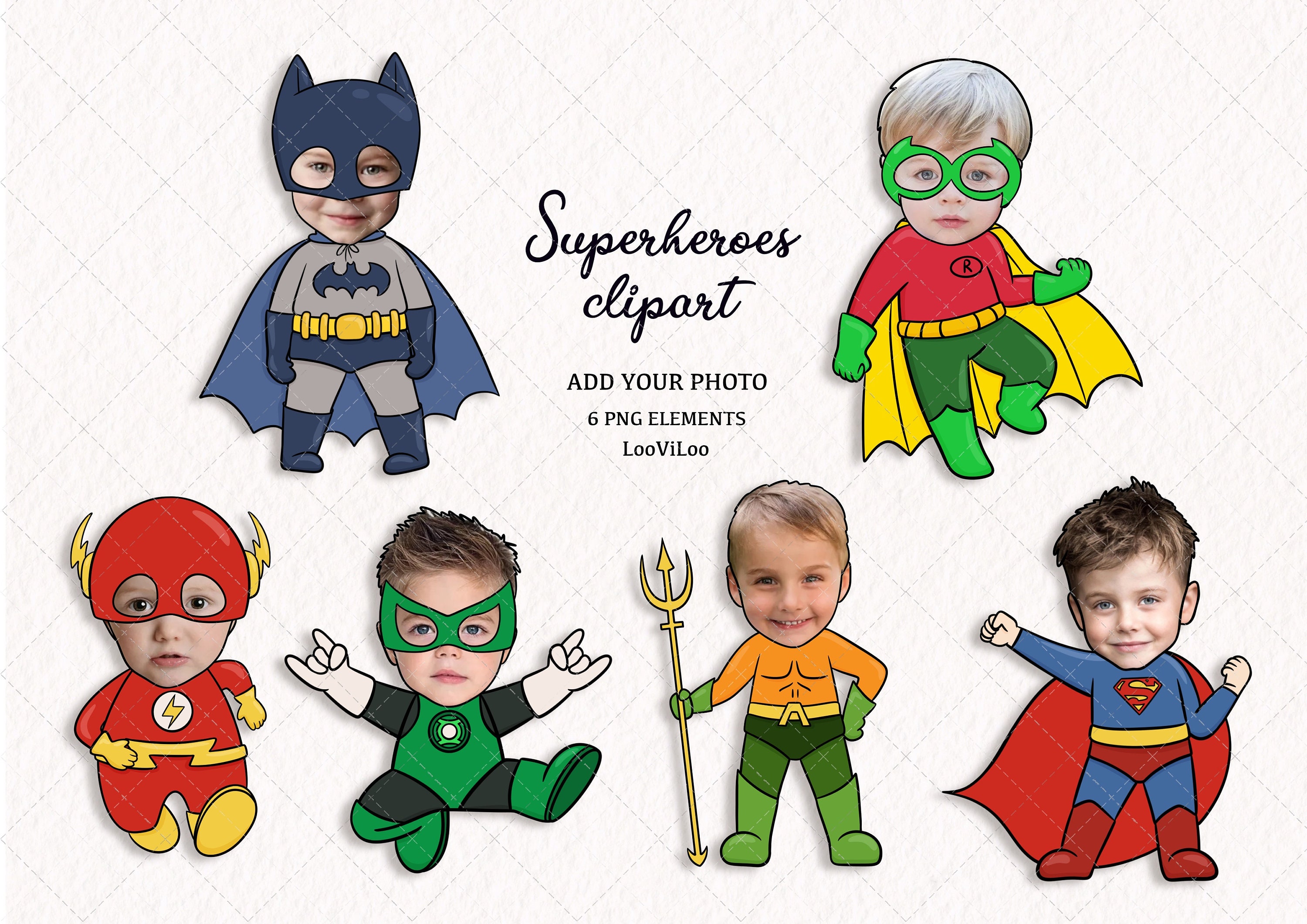Craft for Kids, Superhero Yourself DIY, Add Your Own Photo, Decor ...