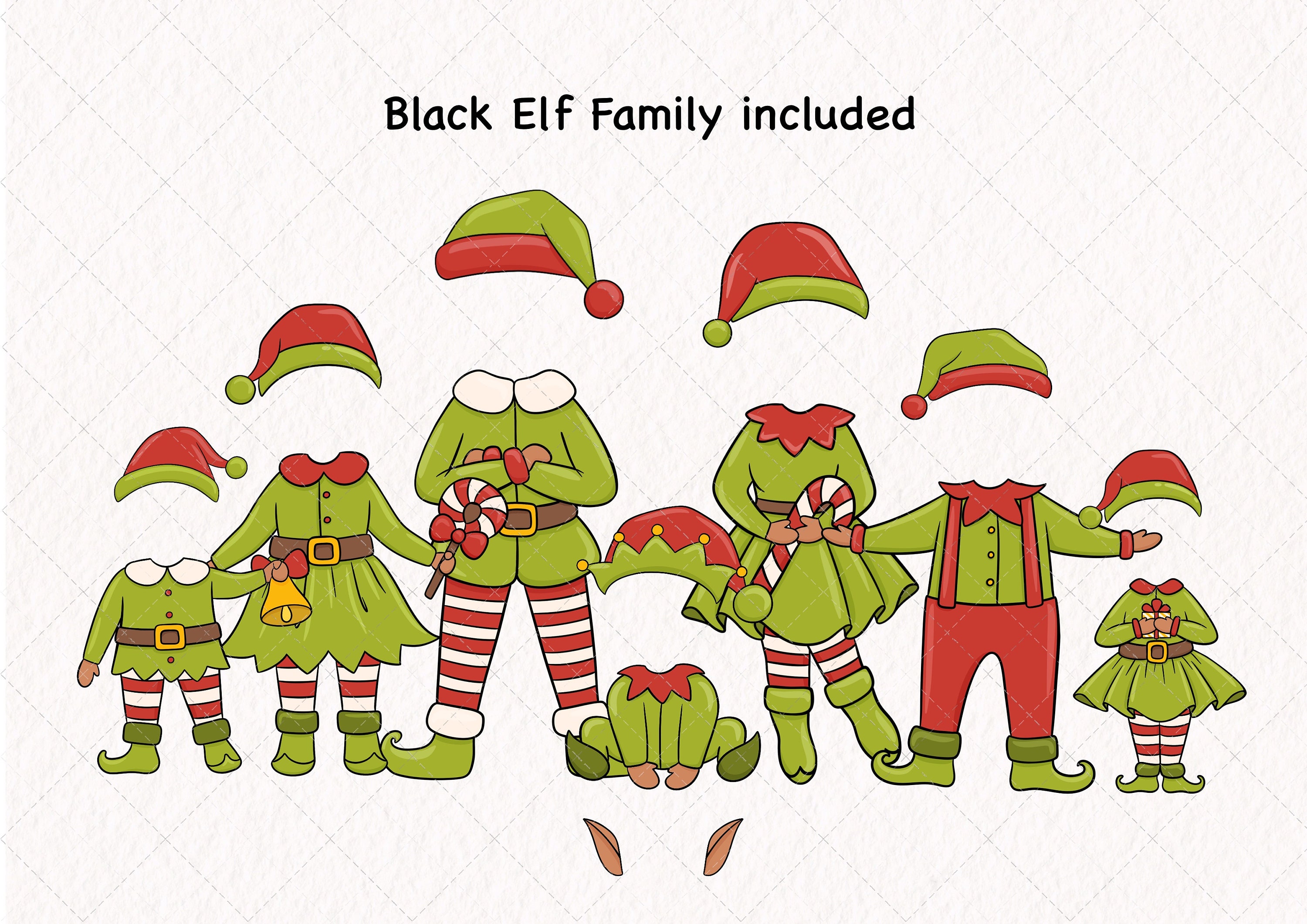 Add Your Own Photo, Elf Yourself DIY, Elf Face Blank, Christmas Craft ...