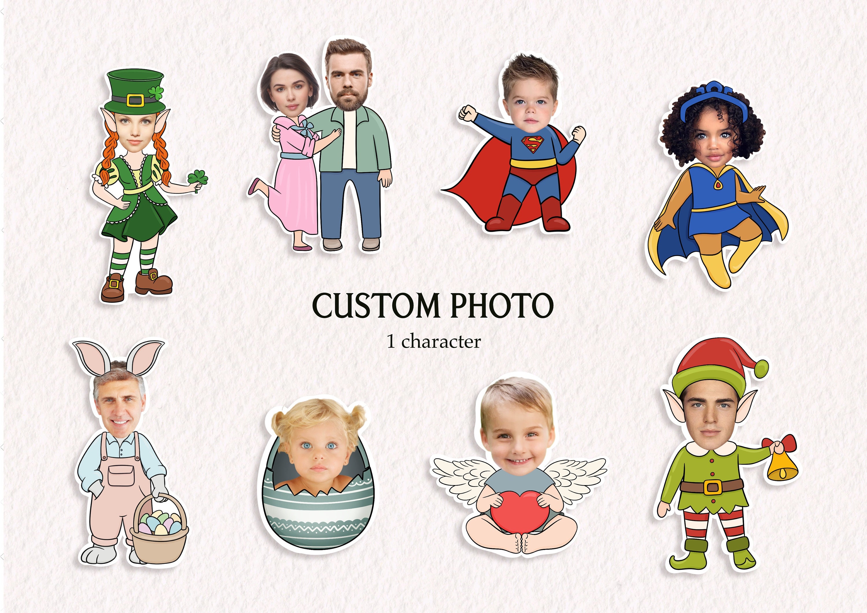 Custom Photo, Printable, Face, Birthday, People, Party - Etsy