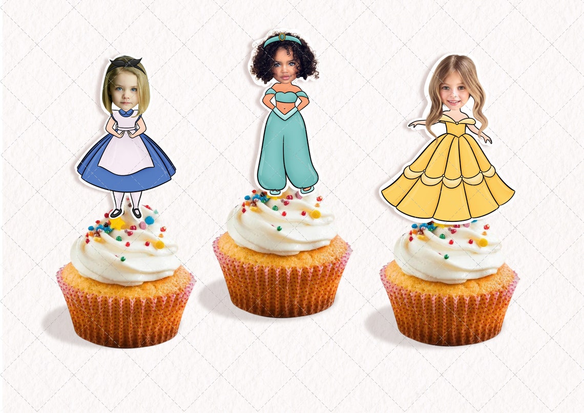 Princess Yourself DIY, Add Your Own Photo, Princess Birthday Party ...