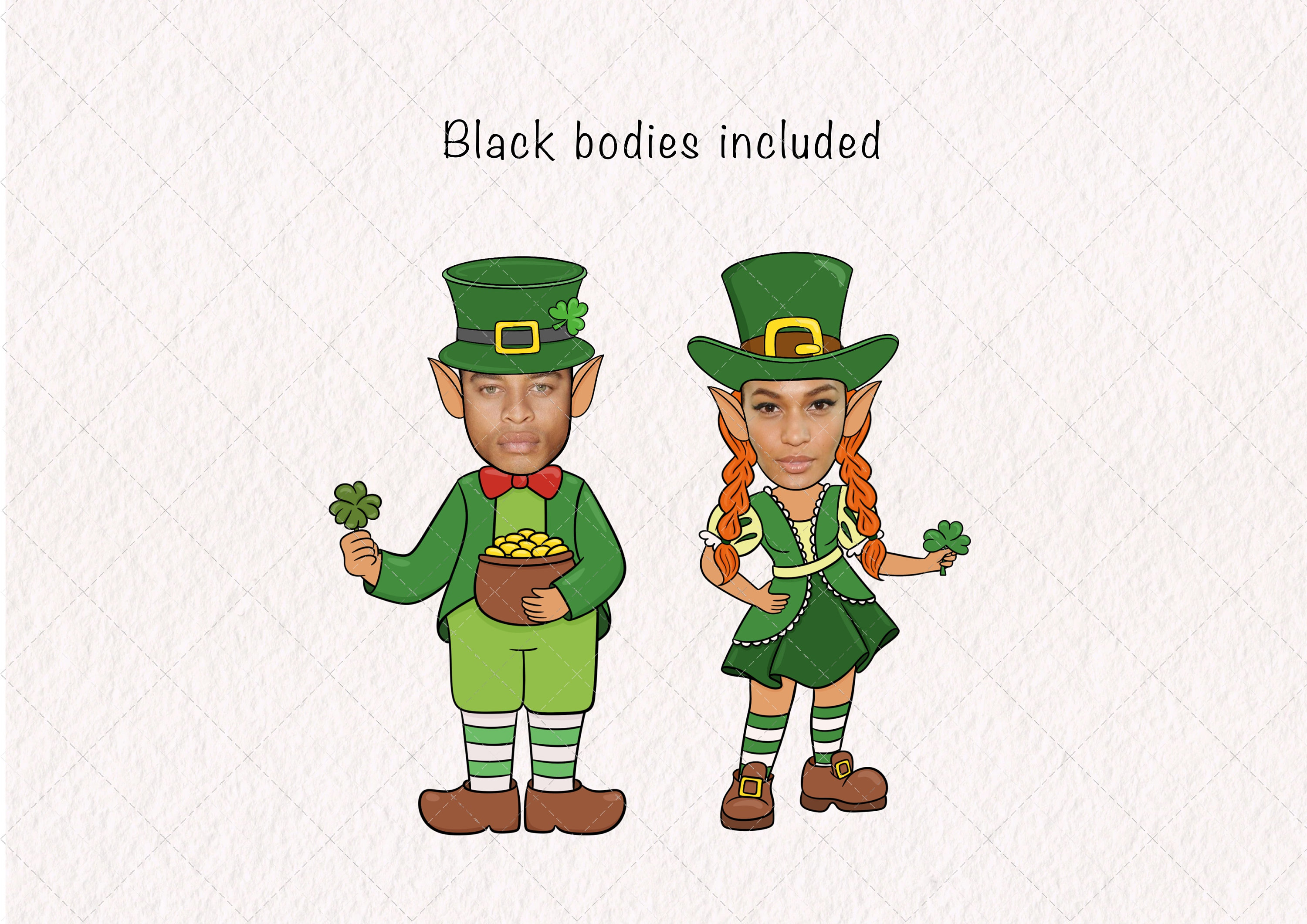 St Patrick's Day, Add Your Own Photo, Leprechaun Yourself Face Photo - Etsy