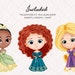 Cute Princess PNG, Baby Princess Clipart, Instant Download 300 Dpi - Etsy