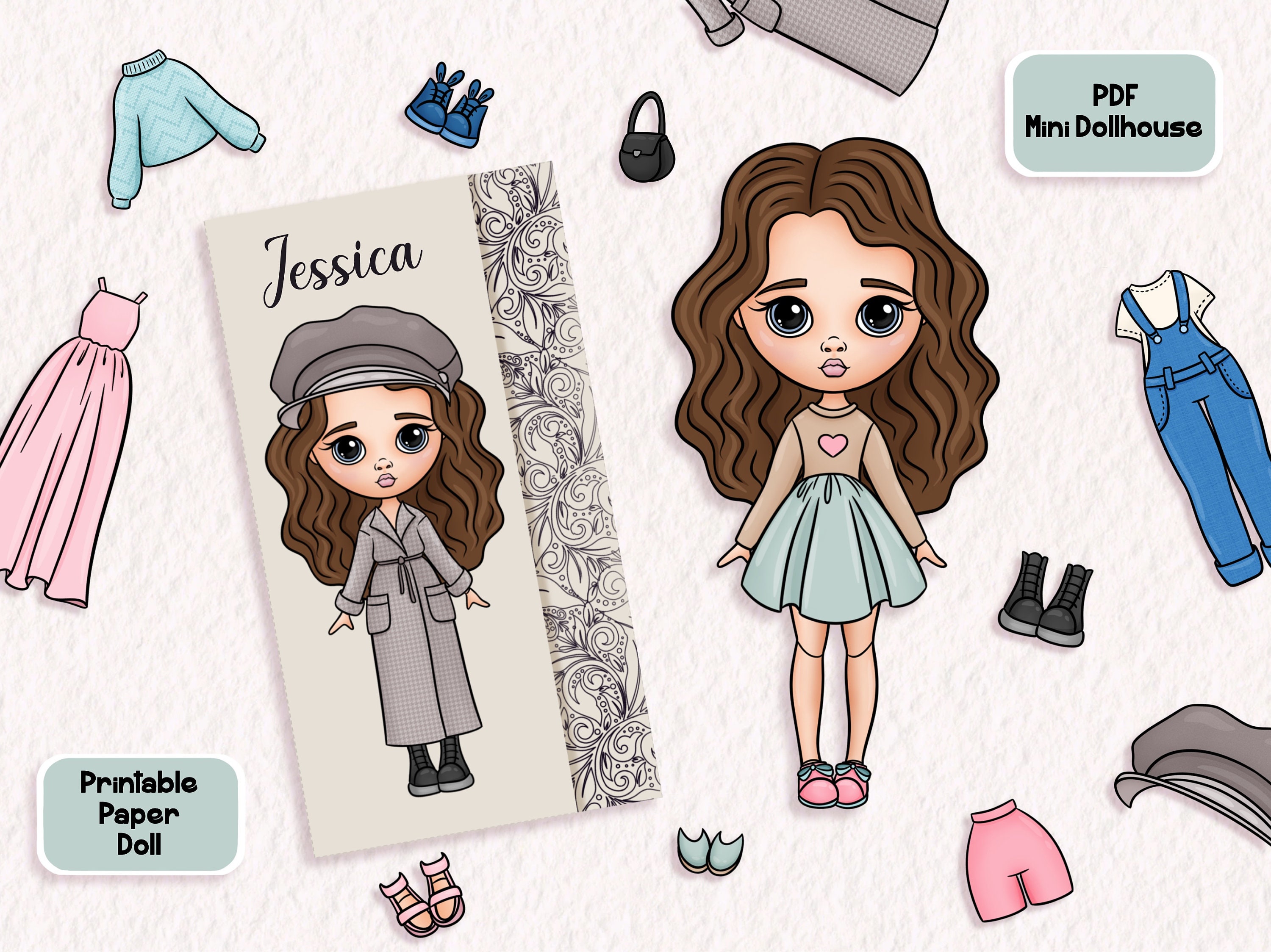 Cute paper dolls store