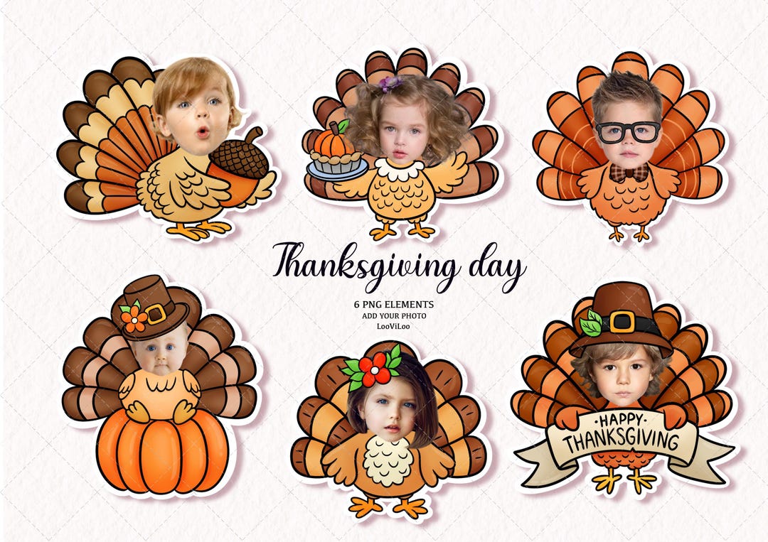 Thanksgiving Add Your Own Face, Turkey Face Blank, Yourself DIY - Etsy