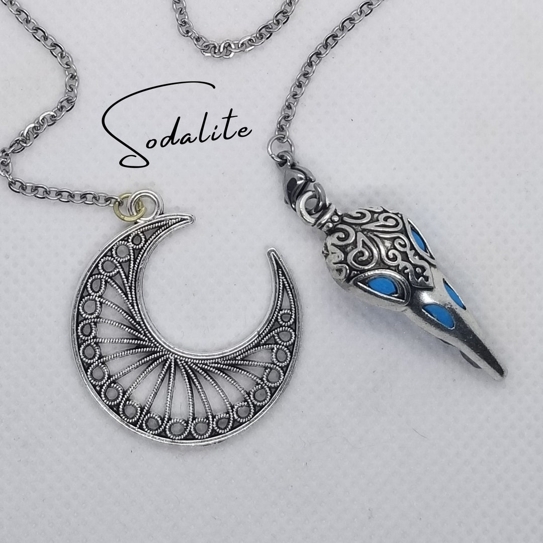 Raven Skull Pendulum - Etsy