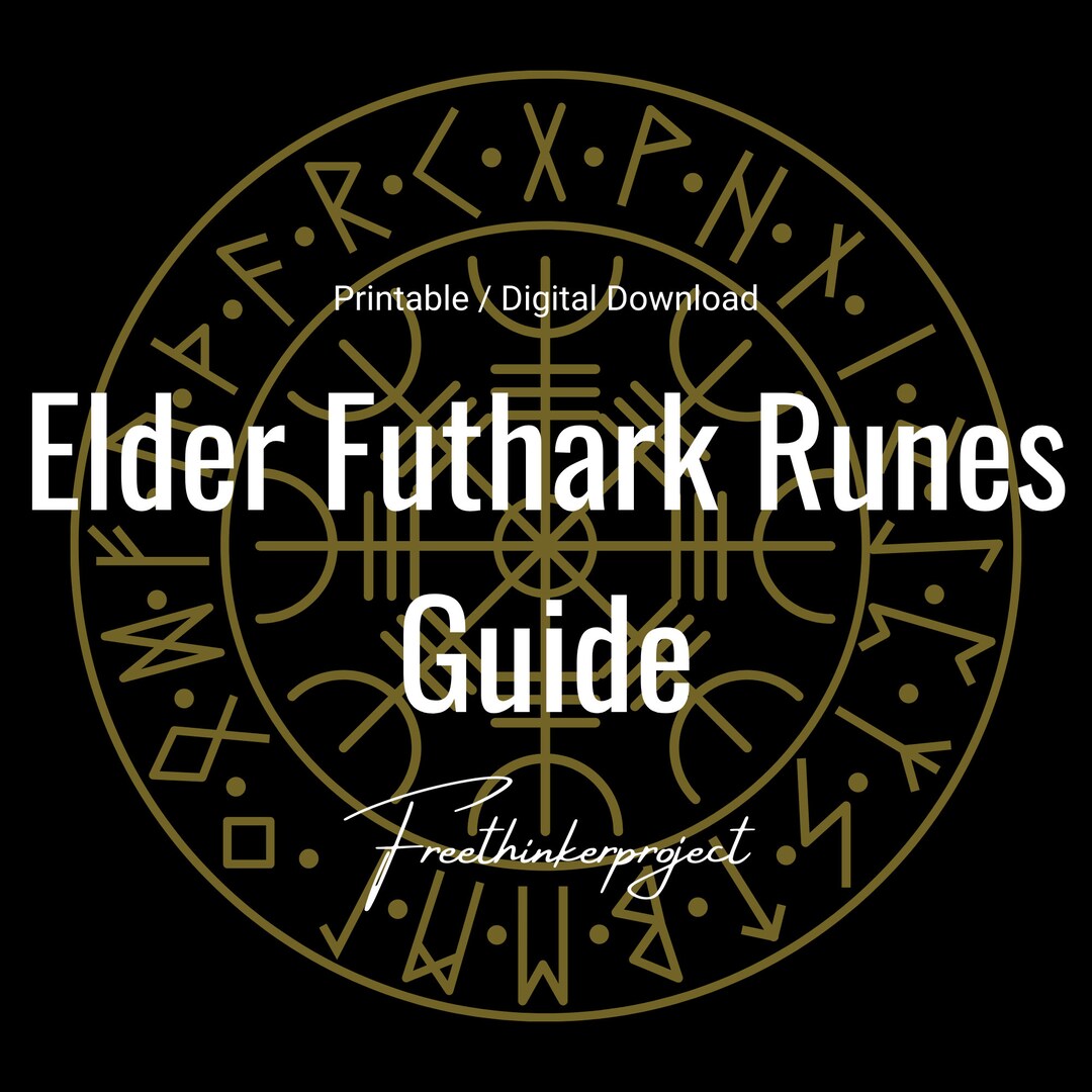 Elder Futhark Runes Digital Download / Divination / Runes / Printable ...