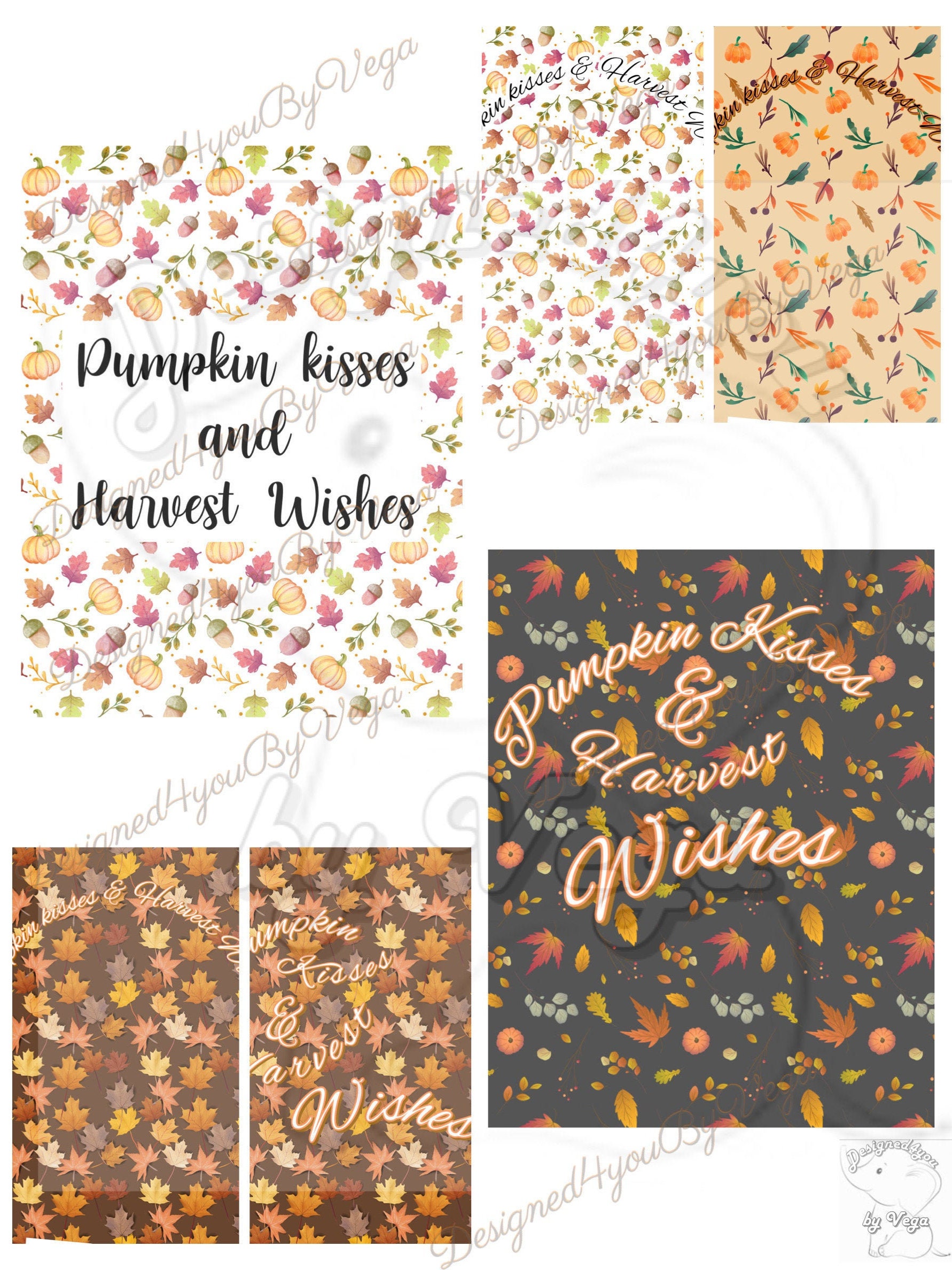 Pumpkin Kisses and Harvest Wishes - Etsy New Zealand