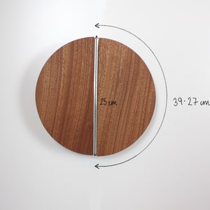 Large Half Moon Pulls, Wood Handles in Oak, Walnut, Pine, Mahogany ...