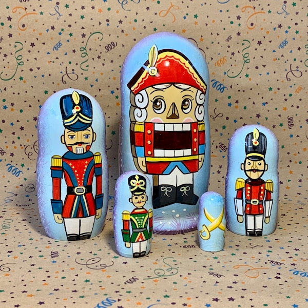 Wooden Nutcracker Dolls - Etsy