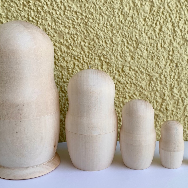 Linden Wood Nesting Dolls - Etsy