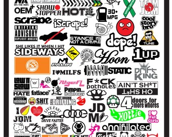 JDM Volume 1, EPS Vector File Only - Etsy