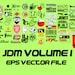 JDM Volume 1 EPS Vector File Only - Etsy