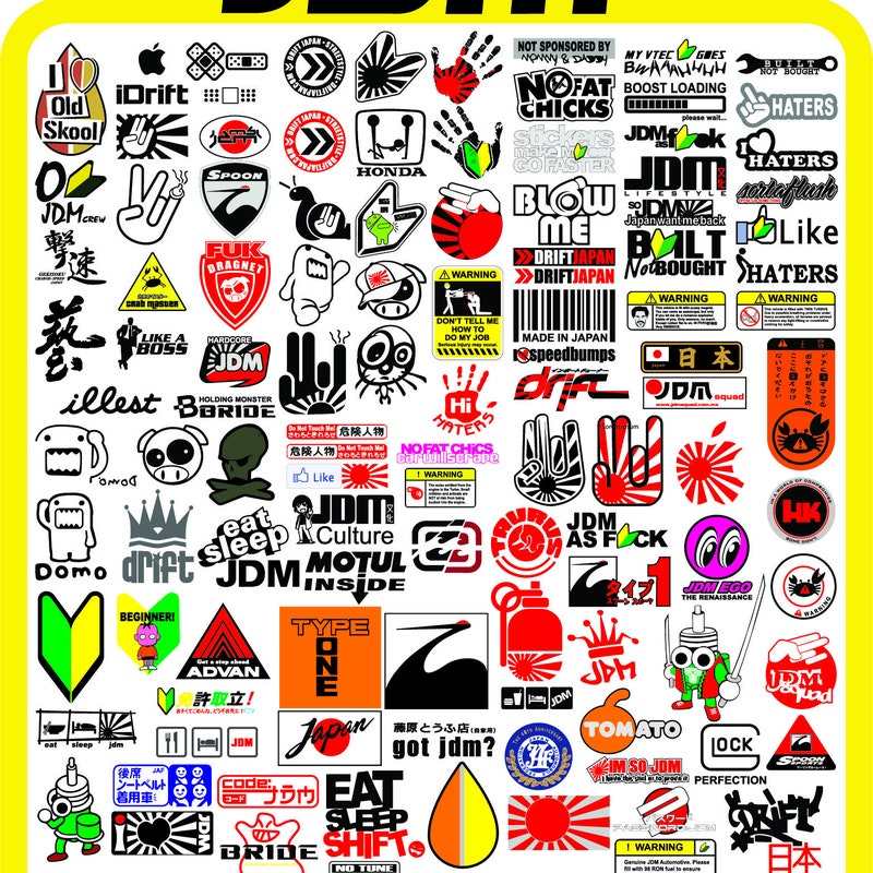 Jdm Stickers - Etsy