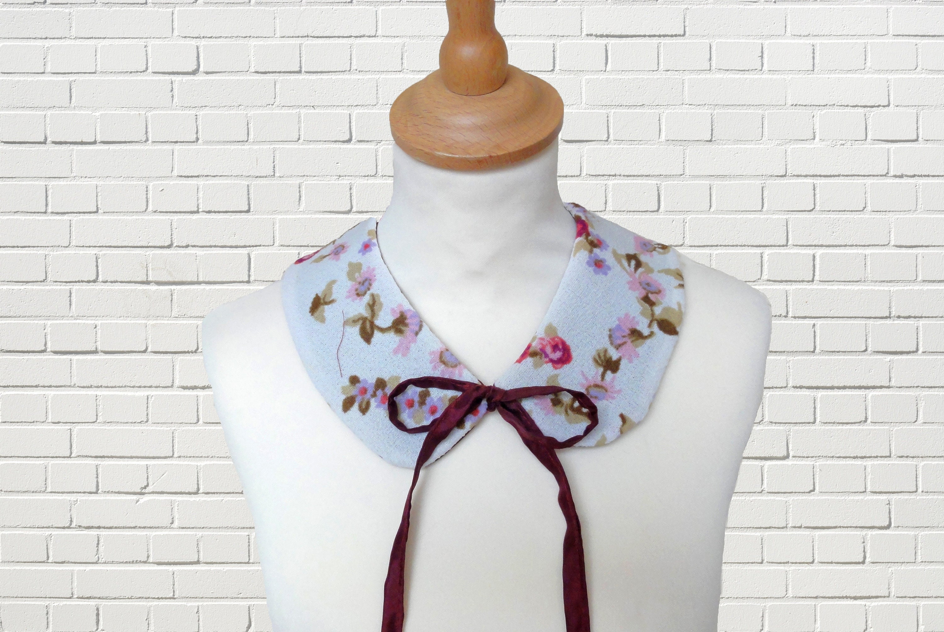 Col avec boucle détachable Col Peter Pan Col Bubi - Etsy France