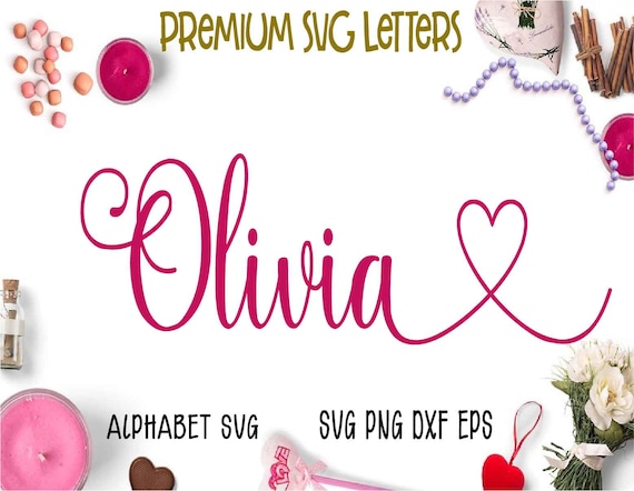 Visual Arts Svg Dxf EPS Png Jpeg Handwritten Script Cricut font Svg ...